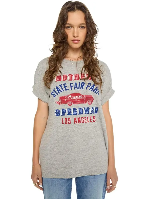 MOTHER The Lowdown State Fair Park T-shirt - Grey