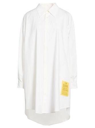 MAISON MARGIELA Cotton Embellished Shirt Dress - White