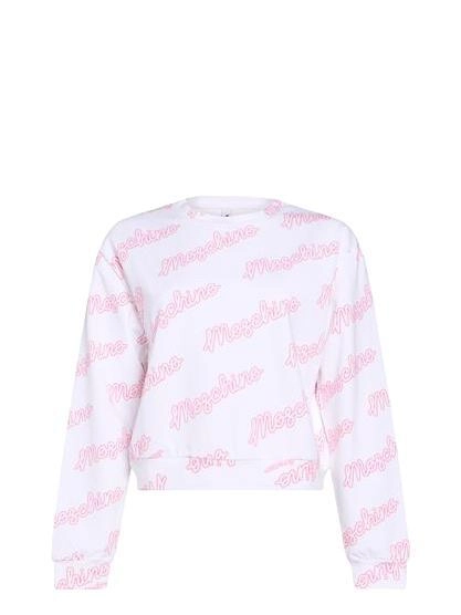 Moschino Cotton-elastane Sweatshirt - White