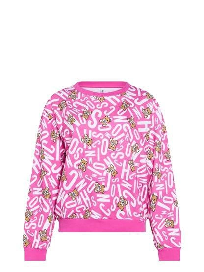 Moschino Crewneck Long Sleeve Sweatshirt - Pink