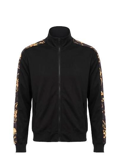 Versace Zip-up Sweatshirt - Black
