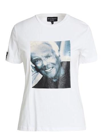 Emporio Armani Cotton T-shirt With Logo - White