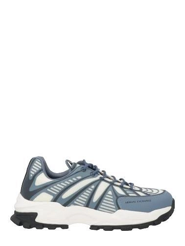 Armani Exchange Chunky Sneakers Textile Fibers - Blue