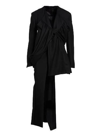 Yohji Yamamoto Wool Overcoat - Black