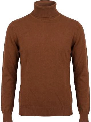 Alpha Studio Geelong Wool Turtleneck - Brown