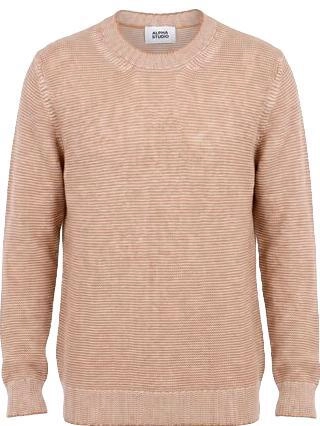 Alpha Studio Geelong Wool Sweater - Sand