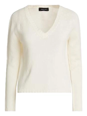 Fabiana Filippi V-neck Cashmere Sweater - White