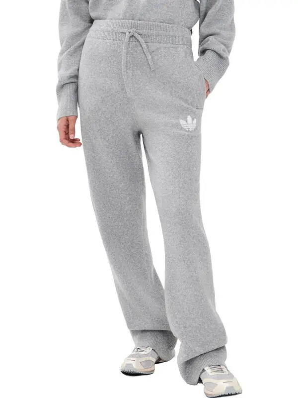 Adidas Essential Knit Pants - Medium Grey Heather