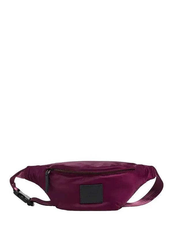 ANINE BING Leon Small Nylon Waist Bag - Fig