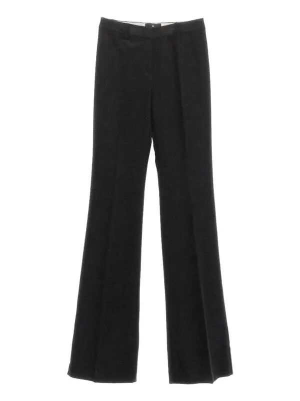 Etro Glittered Flared Tailored Trousers - Black