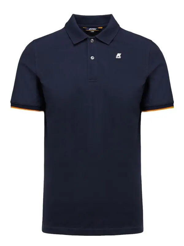 K-WAY Short-sleeved Polo Shirt - Black