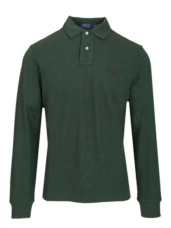 Polo Ralph Lauren Custom Slim Fit Mesh Polo Shirt - Green