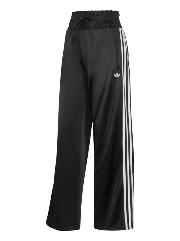 ADIDAS ORIGINALS Smocked Firebird Track Pants - Black
