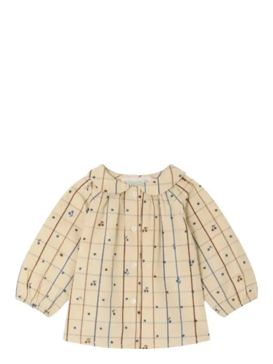 Bonpoint Plaid Shirt - Light Brown
