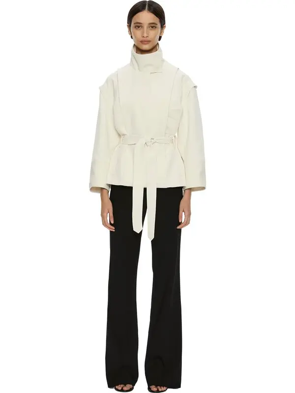 Christopher Esber Virelle Parapet Drift Jacket - Cream