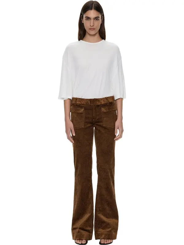 Christopher Esber Enne Flared Corduroy Pants - Cognac