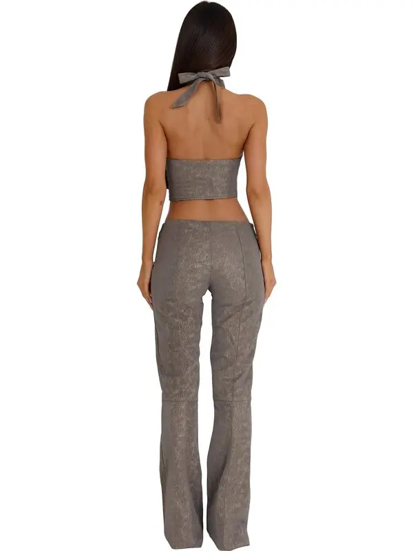 OUTCAST Anouk Pant Straight Leg - Gray