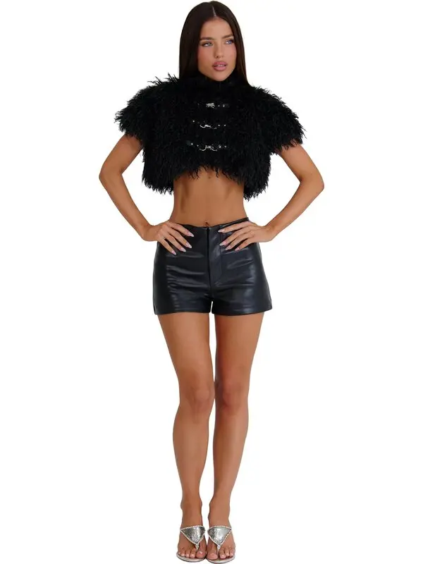 OUTCAST Nellie Pu Shorts - Black