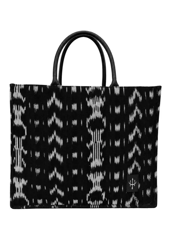 BELLA SOUL Grande Book Tote - Black/white