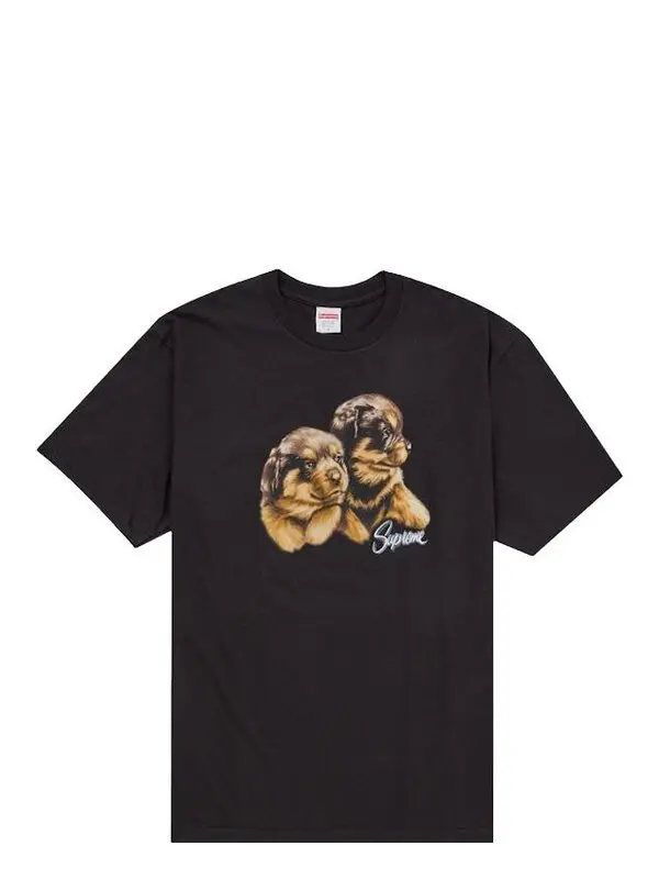Supreme Puppies Tee Shirt - Black