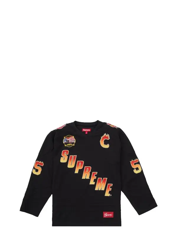 Supreme Fdny Hockey Jersey - Black