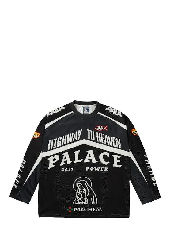 PALACE Highway To Heaven Jersey - Black
