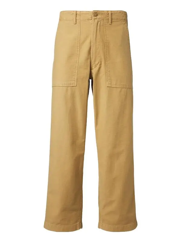 Polo Ralph Lauren Wide-leg Cotton Pants - Beige