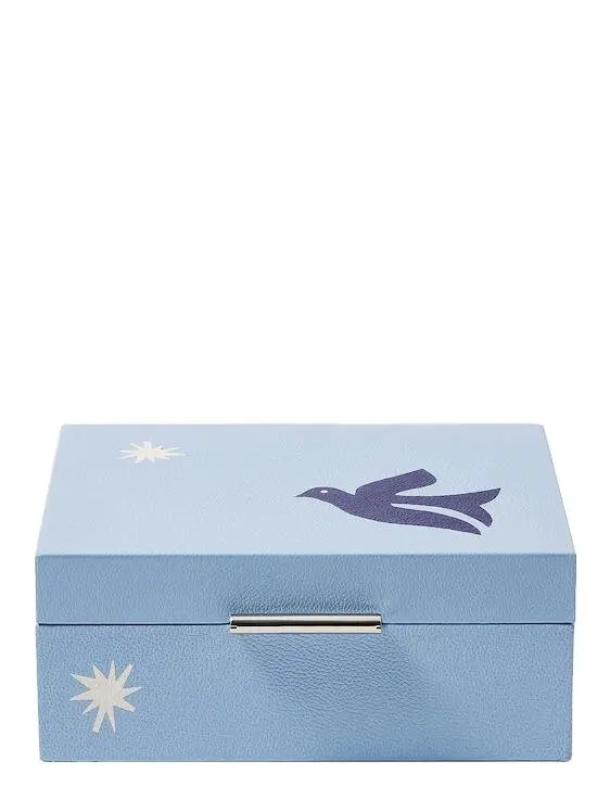 Jonathan Adler Playa Leather Jewelry Box - Blue