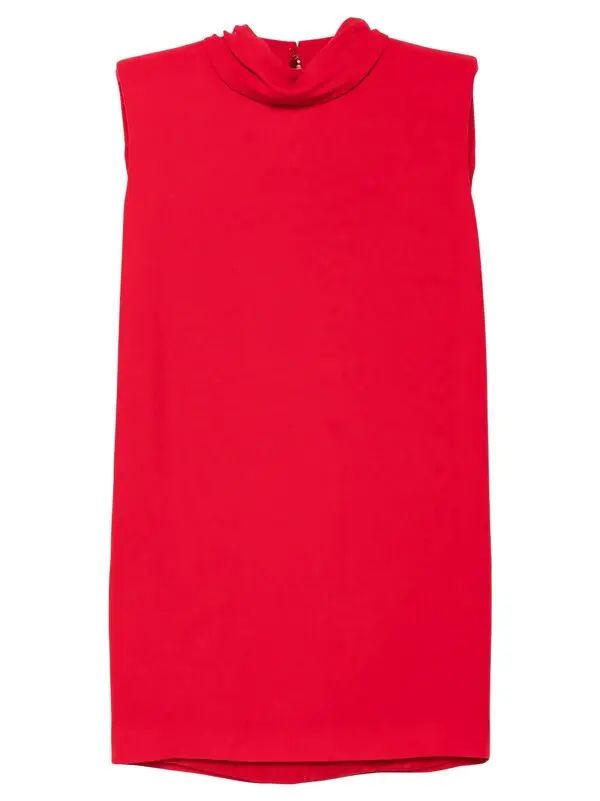 Valentino Garavani Hooded Dress With Cut-out Detail - Red