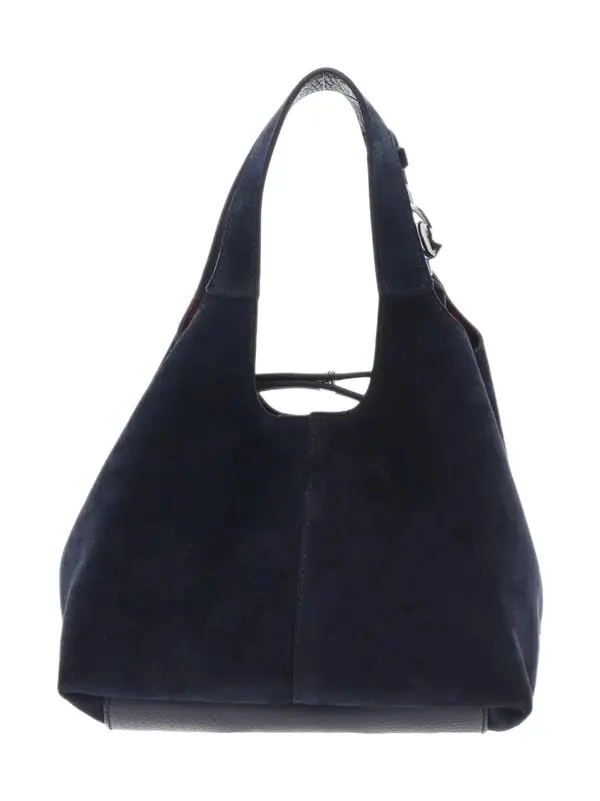 COCCINELLE C-easy Suede Shoulder Bag - Blue