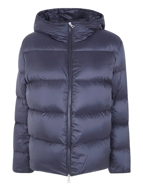 Moncler Hooded Zip-up Jacket - Black