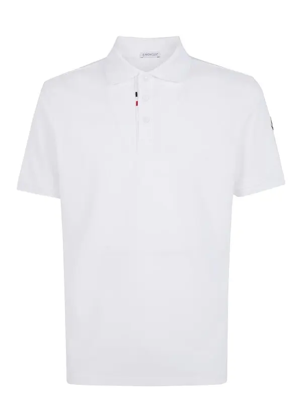 Moncler Polo Shirt Short Sleeves "classic - White