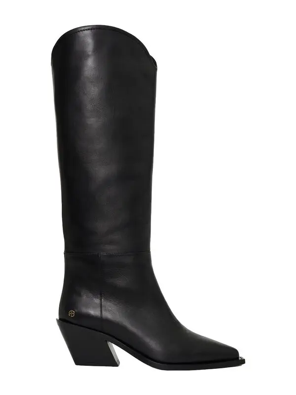 ANINE BING Tall Tania Soft Boots - Black