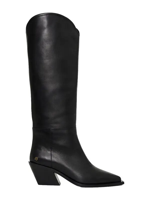 ANINE BING Tall Tania Soft Boots - Black