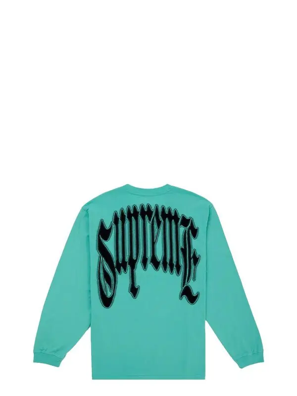 Supreme Intarsia Long Sleeve Top - Light Green