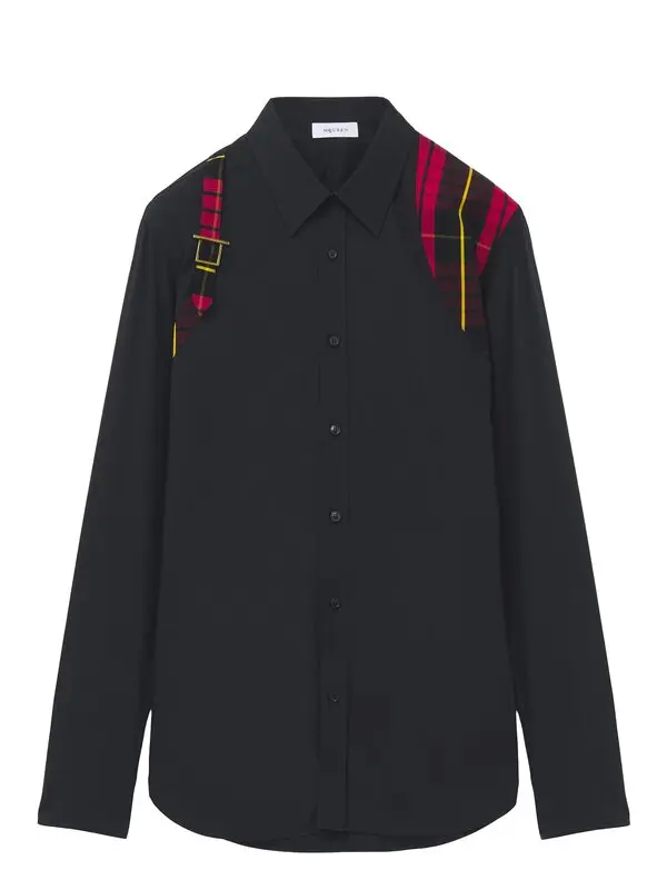 Alexander McQueen Tartan Harness Shirt - Black