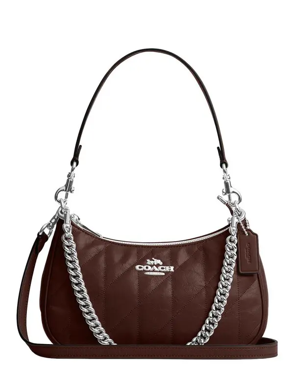 COACH OUTLET Coach Teri Quilted Shoulder Bag - Silver/maple