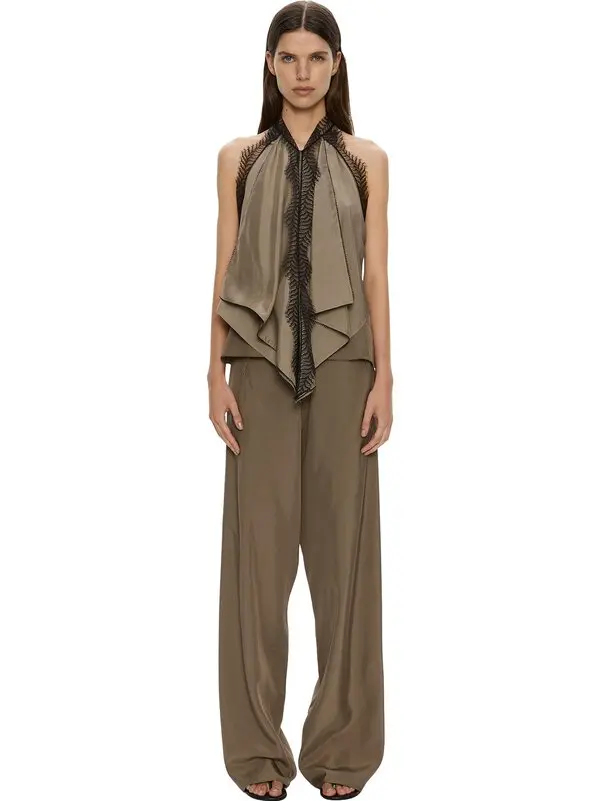 Christopher Esber Vera Bias Trouser - Light-umber