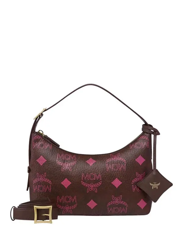 Mcm Aren Maxi Vi Hobo Bag - Brown