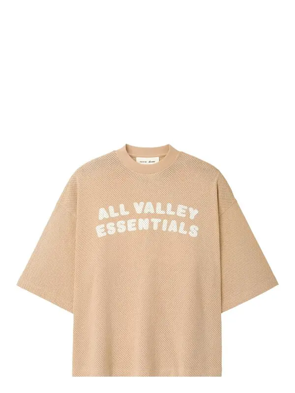 Fear Of God Sport Mesh Merch Tee - Tan