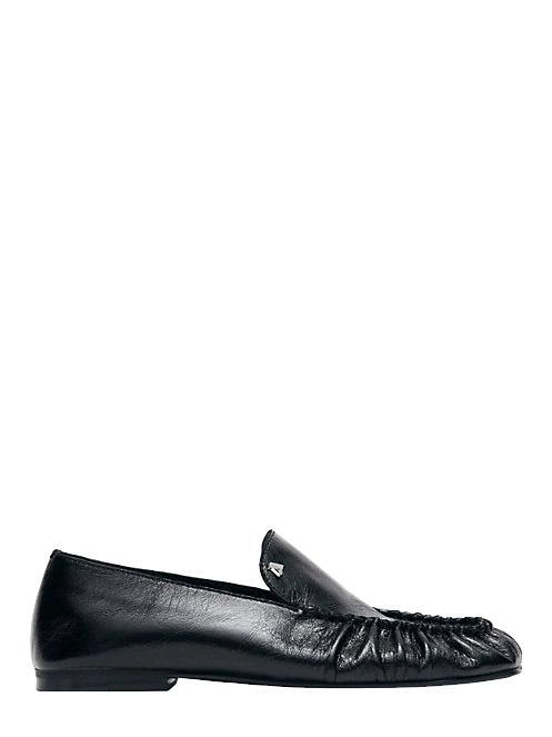 ALOHAS Gabe Leather Loafers - Black Leather