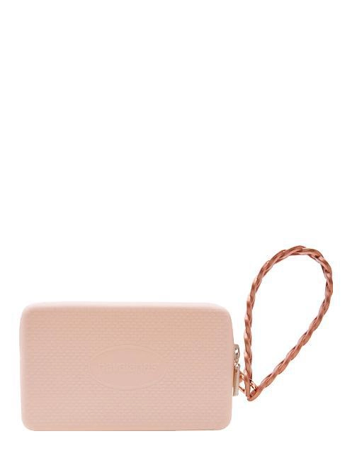 Havaianas Branded Chain-strap Silicone Mini Bag - Beige