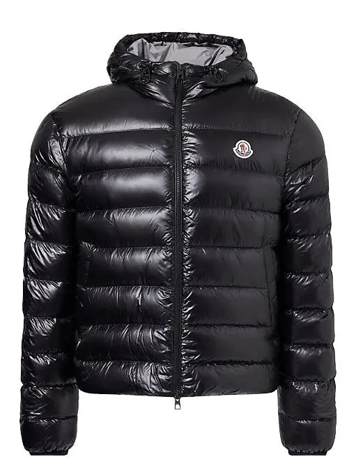 Moncler Zip-up Hooded Padded Jacket - Black