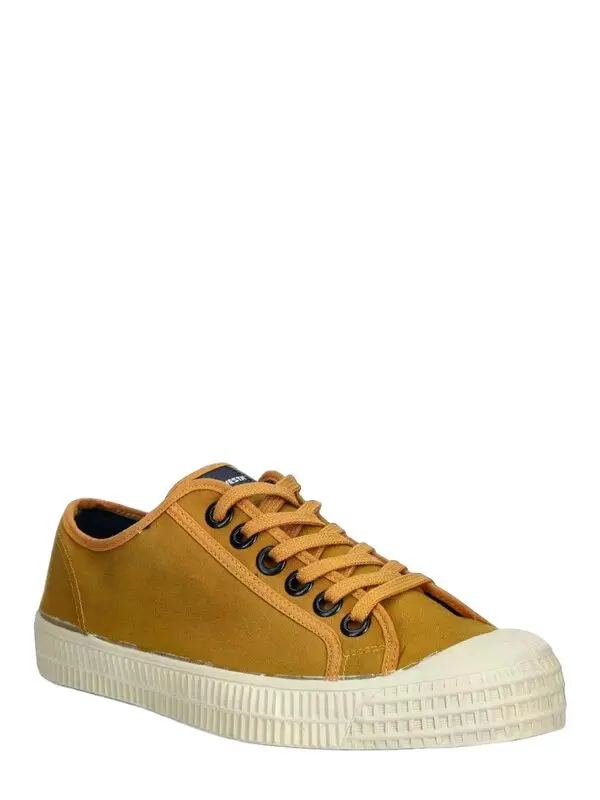 Novesta Low Top Sneakers With Lace Up Fastening - Orange