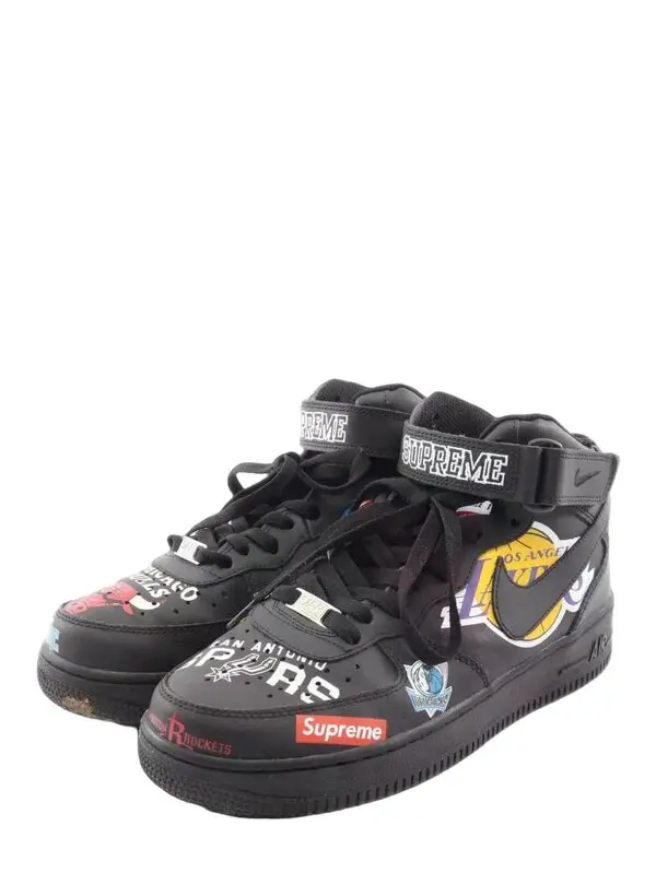Nike Force 1 Mid '07 Supreme Sneakers - Black