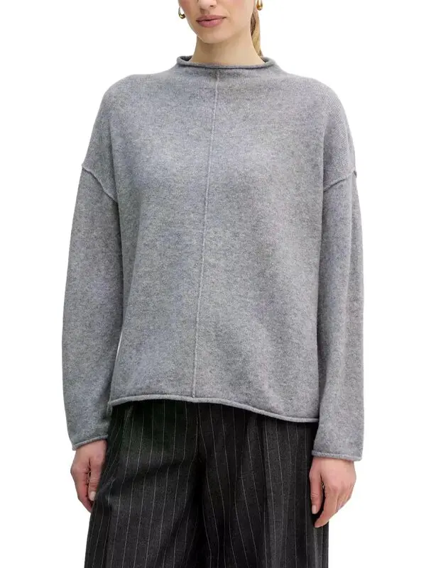 OUI Drop Shoulder Sweater - Grey