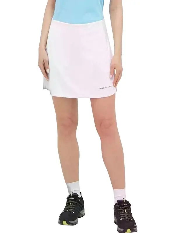 PEAK PERFORMANCE Skorts With Integrated Inner Shorts - White