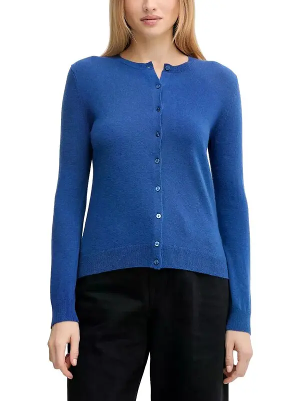 BENETTON Buttoned Cardigan - Blue