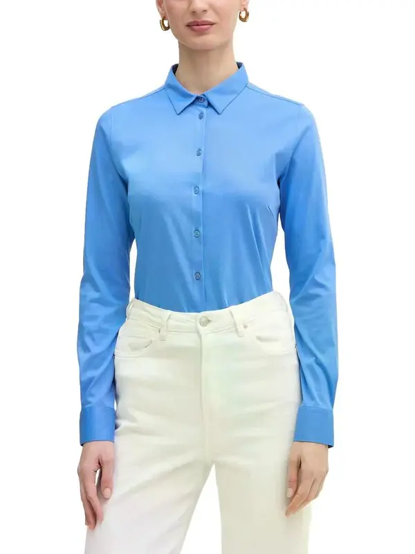 MOS MOSH Tina Long-sleeve Shirt - Blue