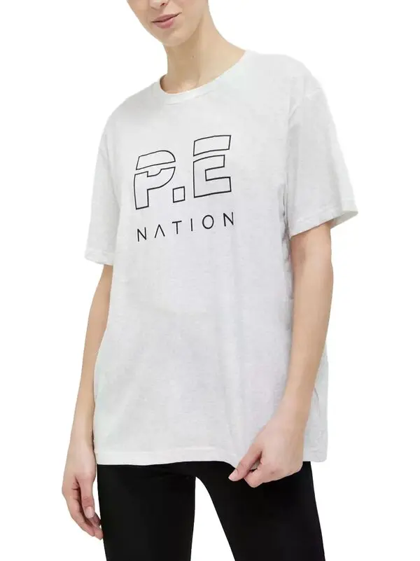 P.E Nation Cotton T-shirt - Grey